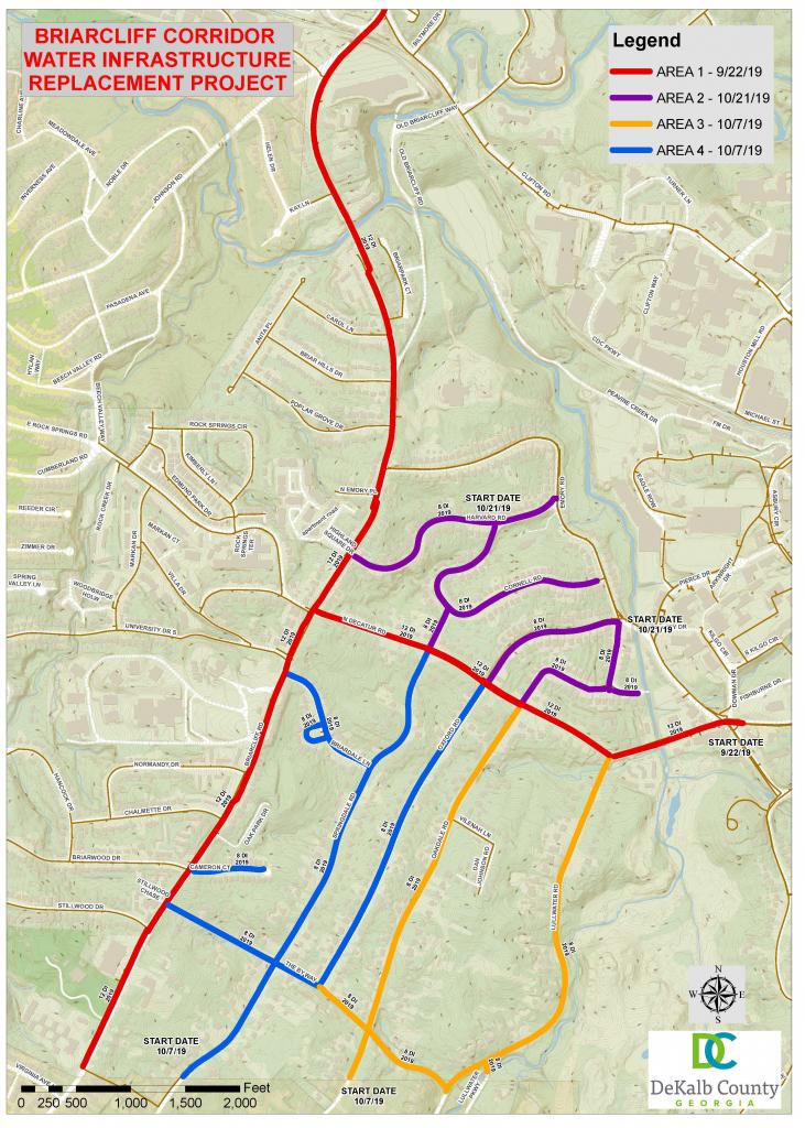 Briarcliff Corridor Water Infrastructure Replacement Project | DeKalb County GA